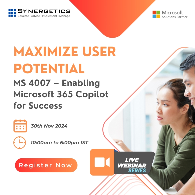 MS-4007: Copilot for Microsoft 365 User Enablement Specialist MS-4007: Copilot for Microsoft 365 User Enablement Specialist